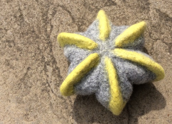 Wet felted seed pod…. | Lincs In Stitches