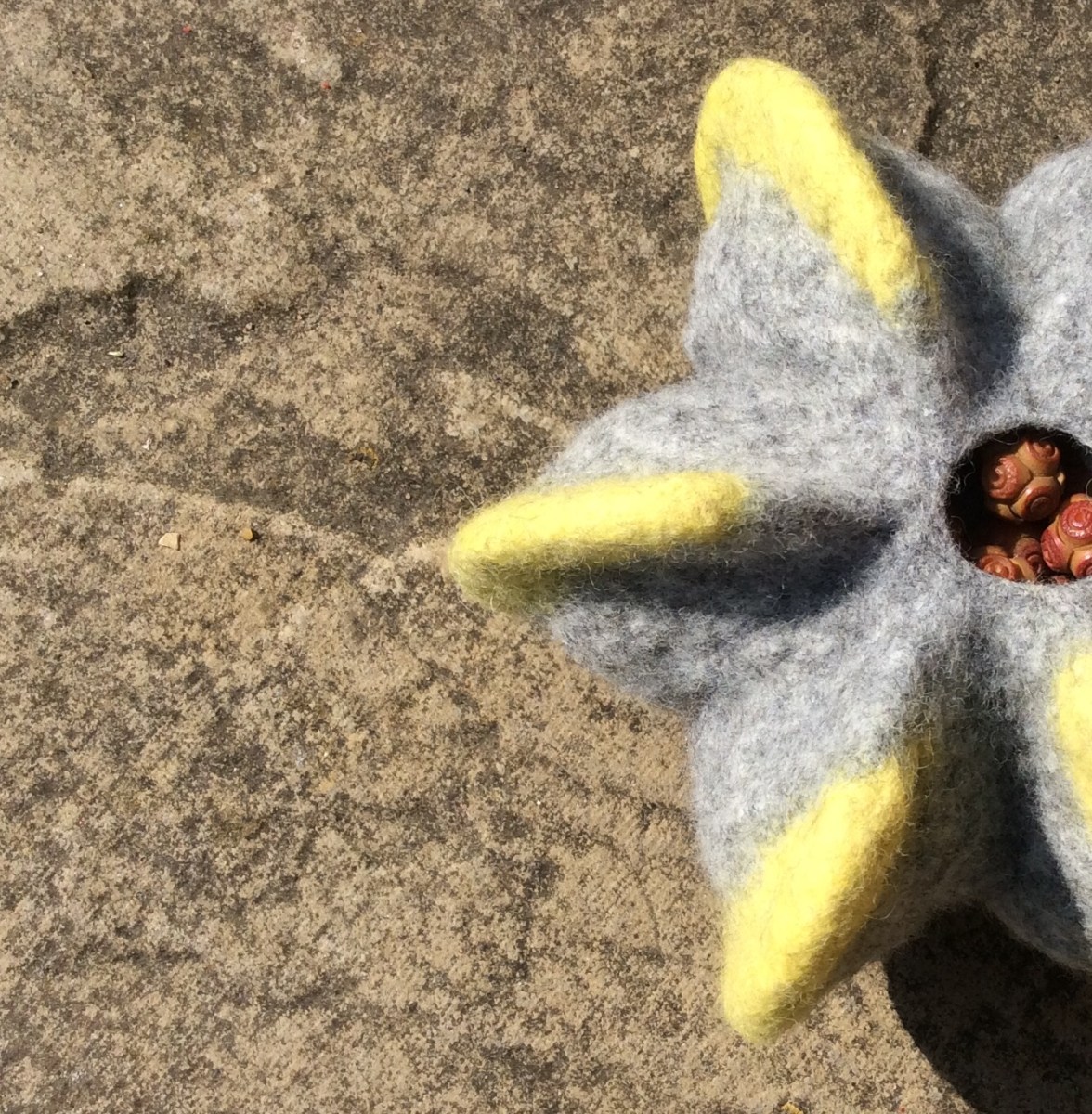 Wet felted seed pod…. | Lincs In Stitches