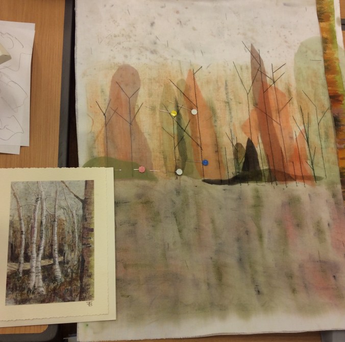 Paint, Layer & Stitch….. | Lincs In Stitches